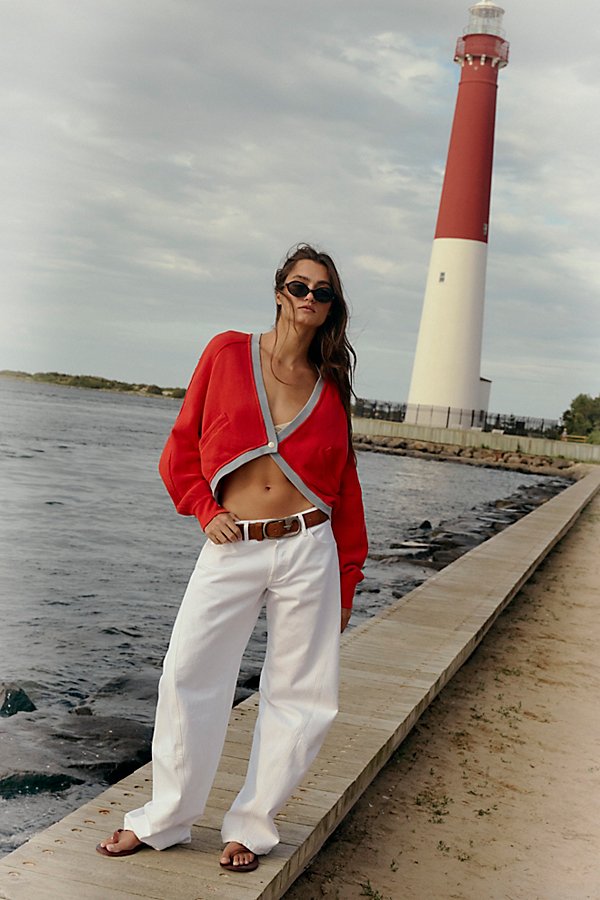 FREE PEOPLE We The Free Fable Low-Rise Twisted Seam Jeans
